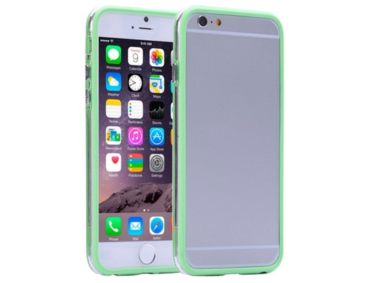 iPhone 6 & 6s Coque housse TPU Vert Bumper ALSATEK AL67247