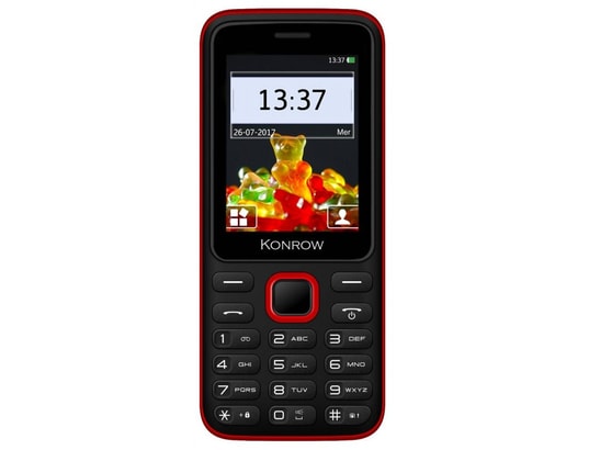 Téléphone Portable Konrow Sweet - Compact - Ecran 2.4'' - Double Sim ...