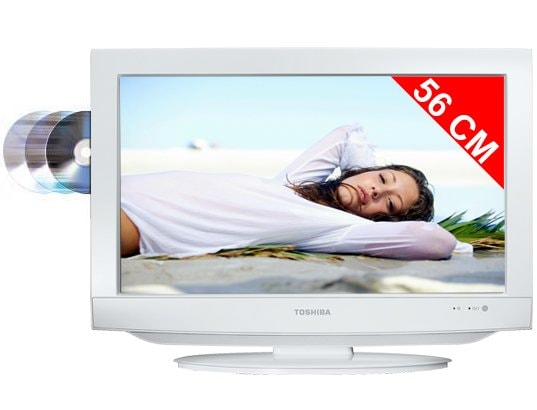 TOSHIBA 22DV734G - TV LCD 56 cm - Livraison Gratuite