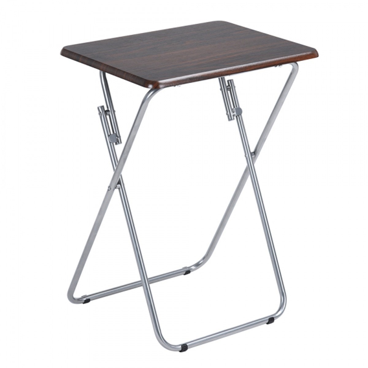 Table d'appoint pliante en bois et métal CALICOSY