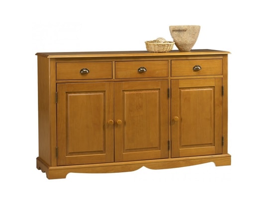 Buffet Bas Pin Miel de Style Anglais BEAUX MEUBLES PAS CHERS 38803 Pas ...