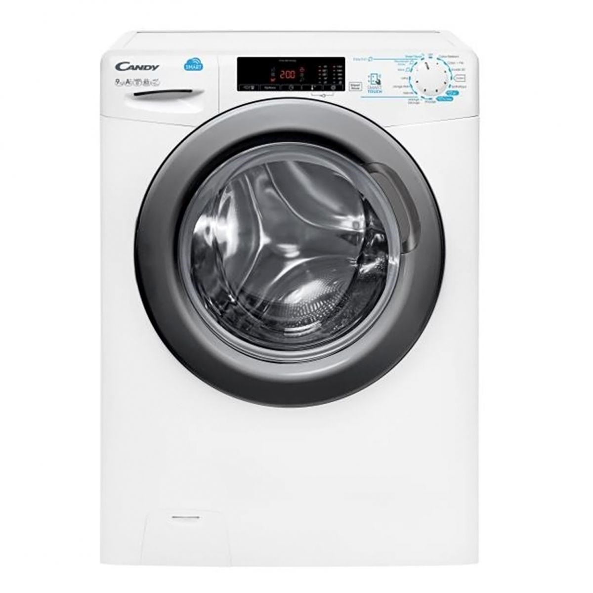CANDY Lave-linge frontal 9kg A+++ 1400trs/min Tambour 61L Smart Touch ...