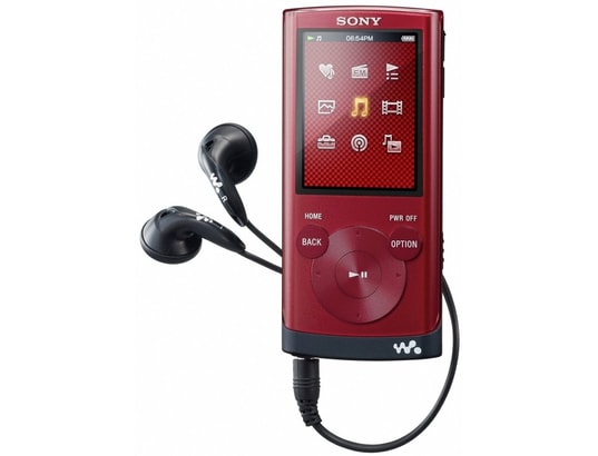 Lecteur MP3 / MP4 SONY NWZ-E354 rouge