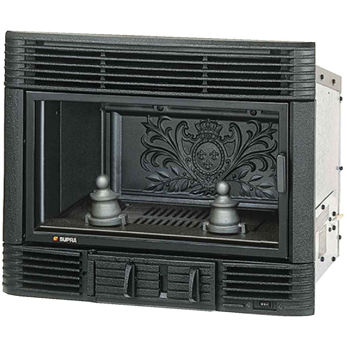 insert à bois 6kw noir - 634 SUPRA Pas Cher - UBALDI.com