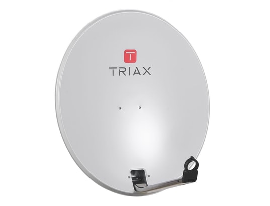 Parabole satellite aluminium 65cm avec support lnb click-on idéal astra ...