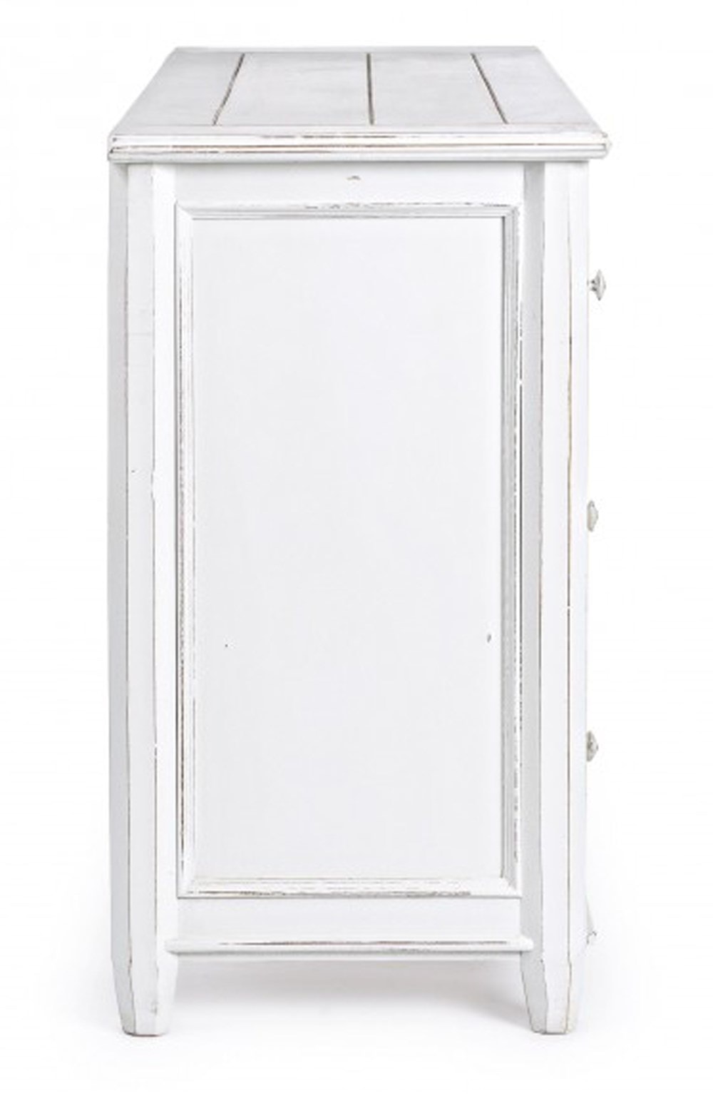 Commode collette avec 6 tiroirs en bois - Dim : L 120 x P 45 x H 85 cm ...