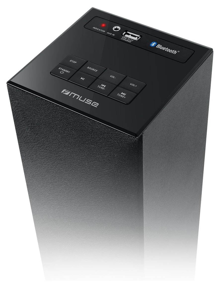Enceinte Bluetooth sur pied, Muse [M-1150 BT] [Tour 30 W] - Noire MUSE 5108