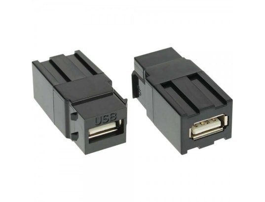 Module USB 2.0 Keystone Snap-In, USB 2.0 A femelle / femelle, boîtier ...