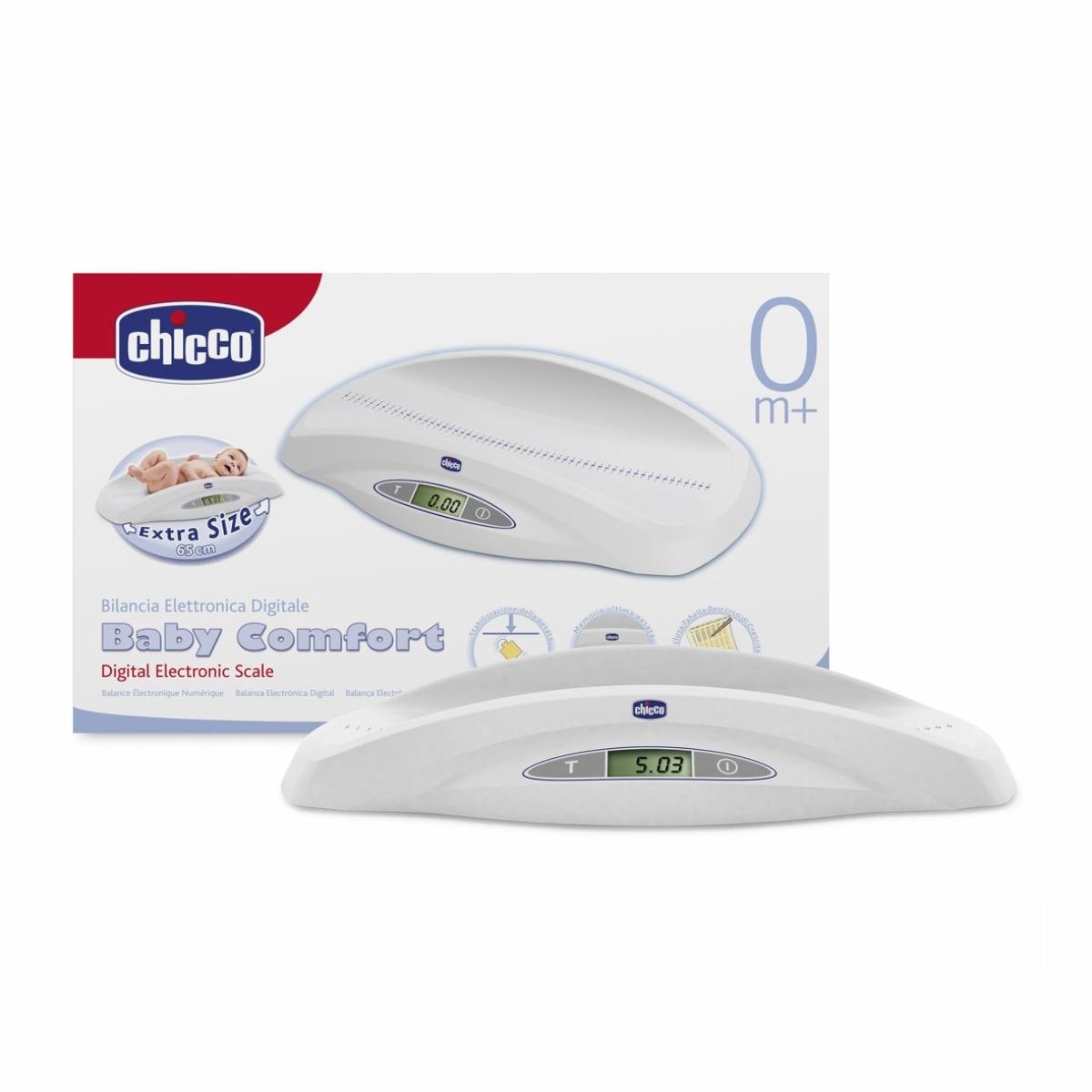 Pèse bébé électronique CHICCO Balance electronique Baby Comfort Pas ...