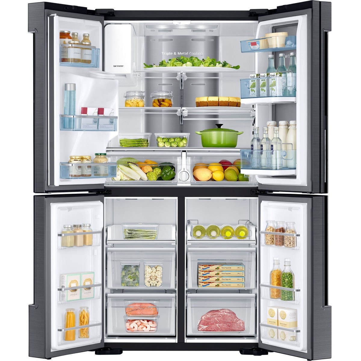 RÉFRIGÉRATEUR MULTI PORTE SAMSUNG RF 56 M 9380 SG SAMSUNG Pas Cher ...