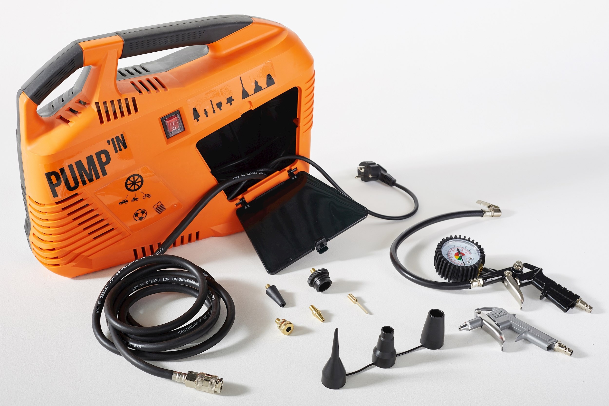 Mini-compresseur professionnel 1100W portable 230V-50Hz sur secteur ...