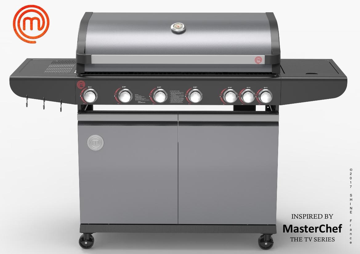 MasterChef - Barbecue à gaz 6 brûleurs MASTERCHEF