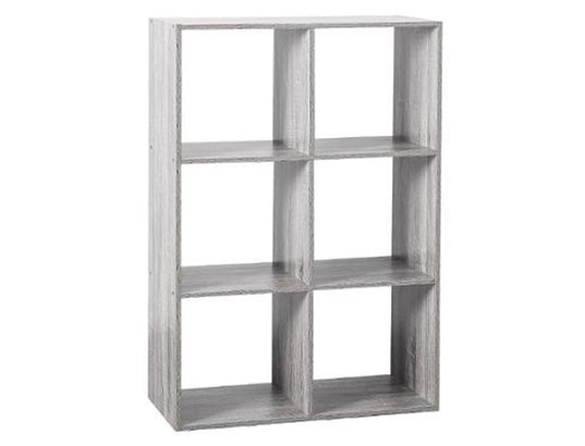 Étagère 6 cases mix n' modul gris - five FIVE SIMPLY SMART 21535_3050 ...