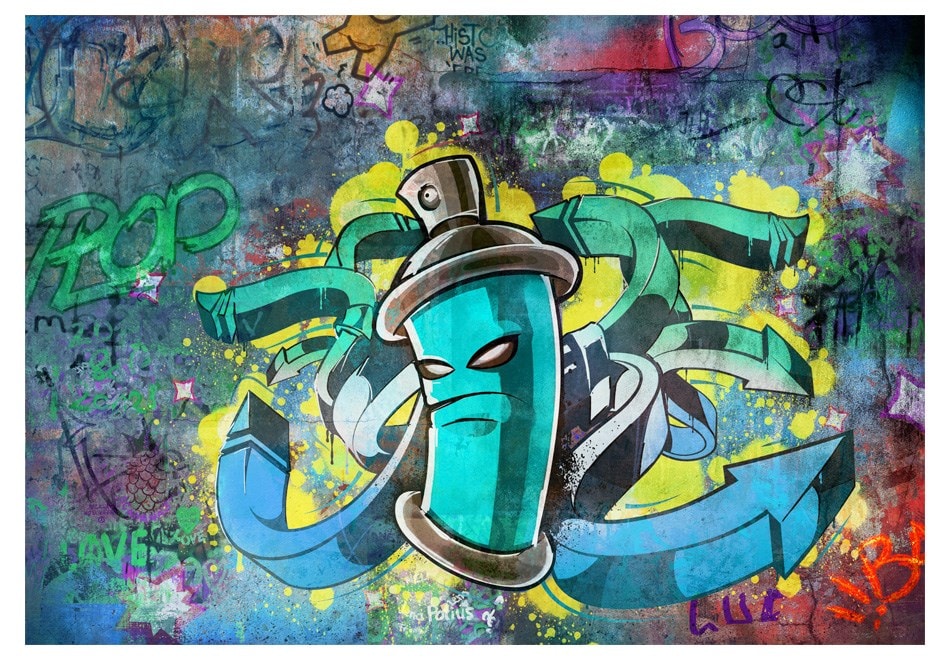 250x175 Papier peint Street art sublime Graffiti maker ICAVERNE Pas ...