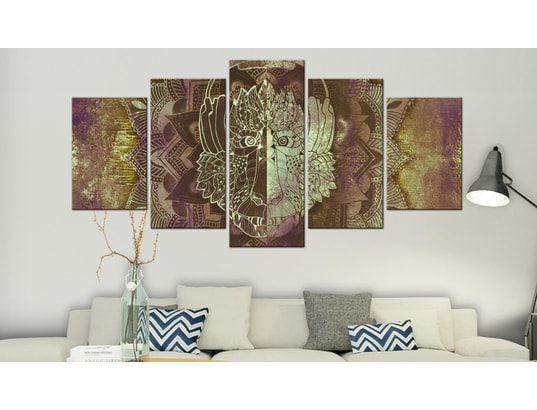 100x50 Tableau Modernes Abstraction Chic Genius Loci ICAVERNE
