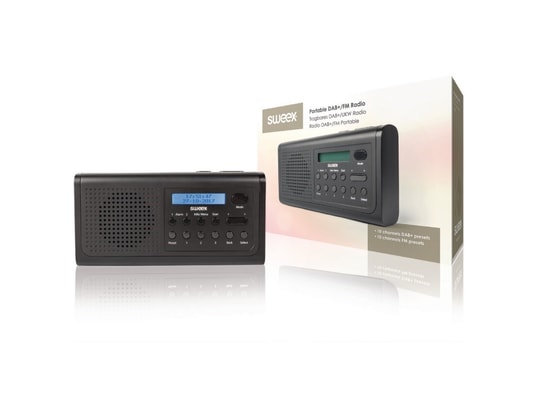 Poste Radio Portable DAB+ DAB+ / FM Noir SWEEX