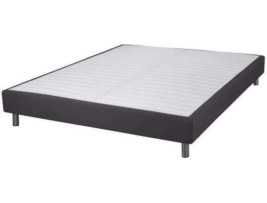 Sommier 160 x 200 EBAC Kit déco 160x200cm anthracite livré en kit ...