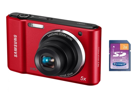 Appareil photo numérique compact SAMSUNG ES90 rouge + microSD 2 Go Pas ...