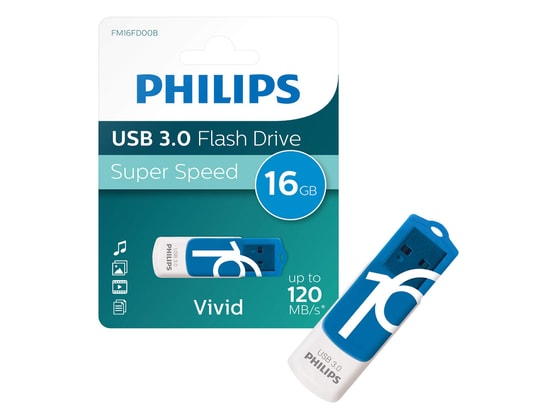 Clé USB PHILIPS PHILIPS CLE VIVID 16GO 3.0 BLU Pas Cher - UBALDI.com Clé USB PHILIPS PHILIPS CLE VIVID 16GO 3.0 BLU Pas Cher - UBALDI.com