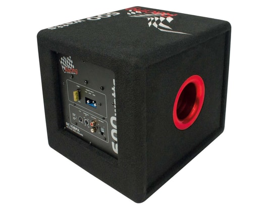 Subwoofer + ampli intégré Caliber BC108FA - 8 / 600 Watts - Plug and ...