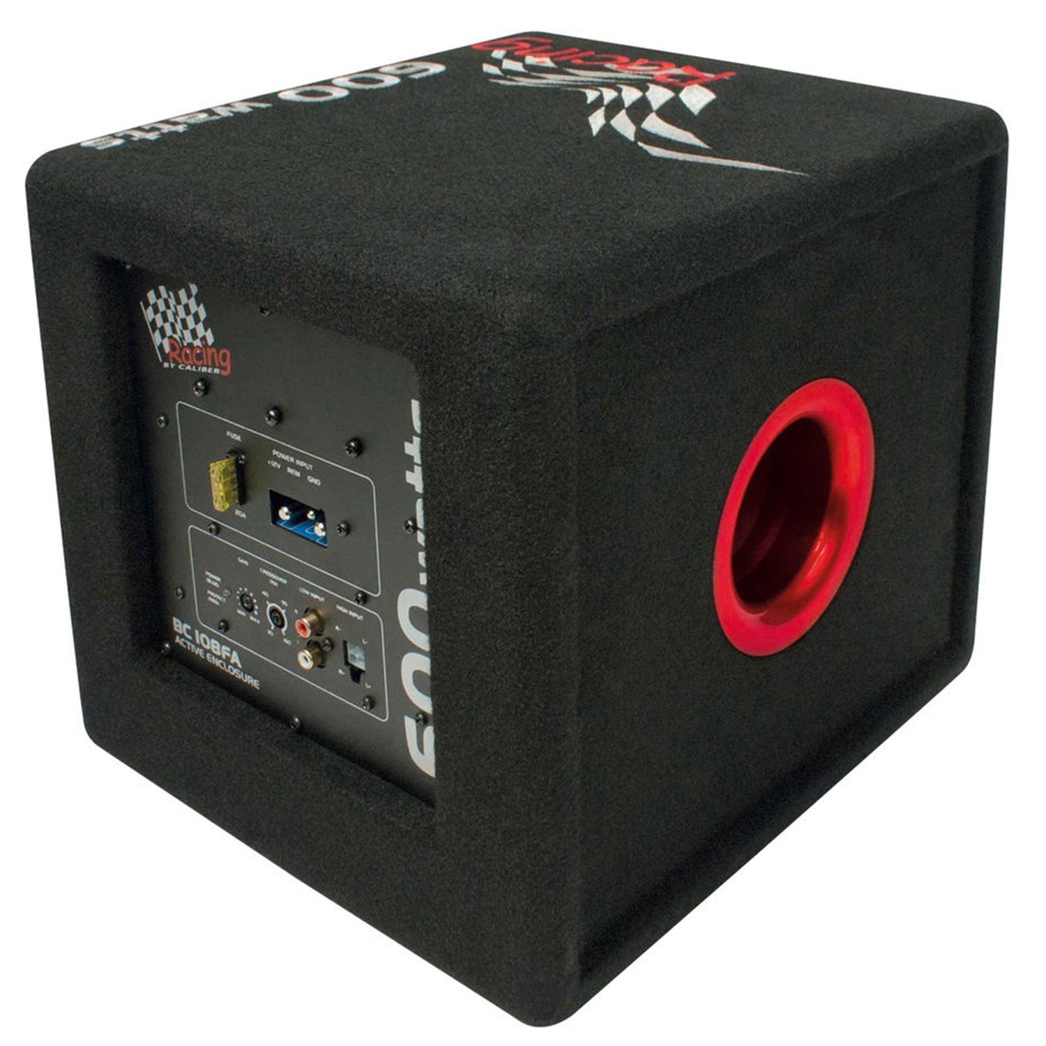 Subwoofer + ampli intégré Caliber BC108FA - 8 / 600 Watts - Plug and ...