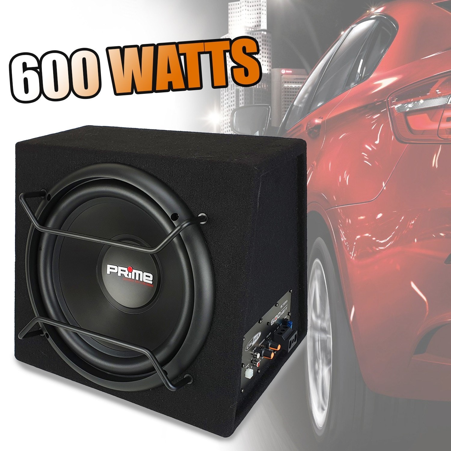 Subwoofer + ampli intégré Caliber BC112SA - 12 / 600 Watts - Plug and ...