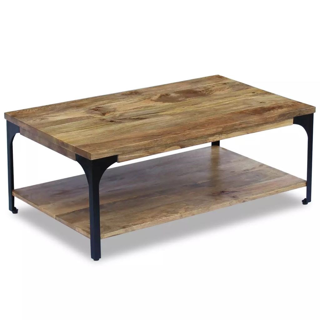 Moderne Consoles ensemble Bissau Table basse Bois de manguier 100 x 60 ...