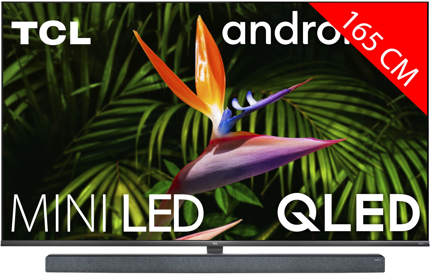 TCL Barre de son intégrée 65X10 - TV LED 4K 165 cm - Livraison Gratuite