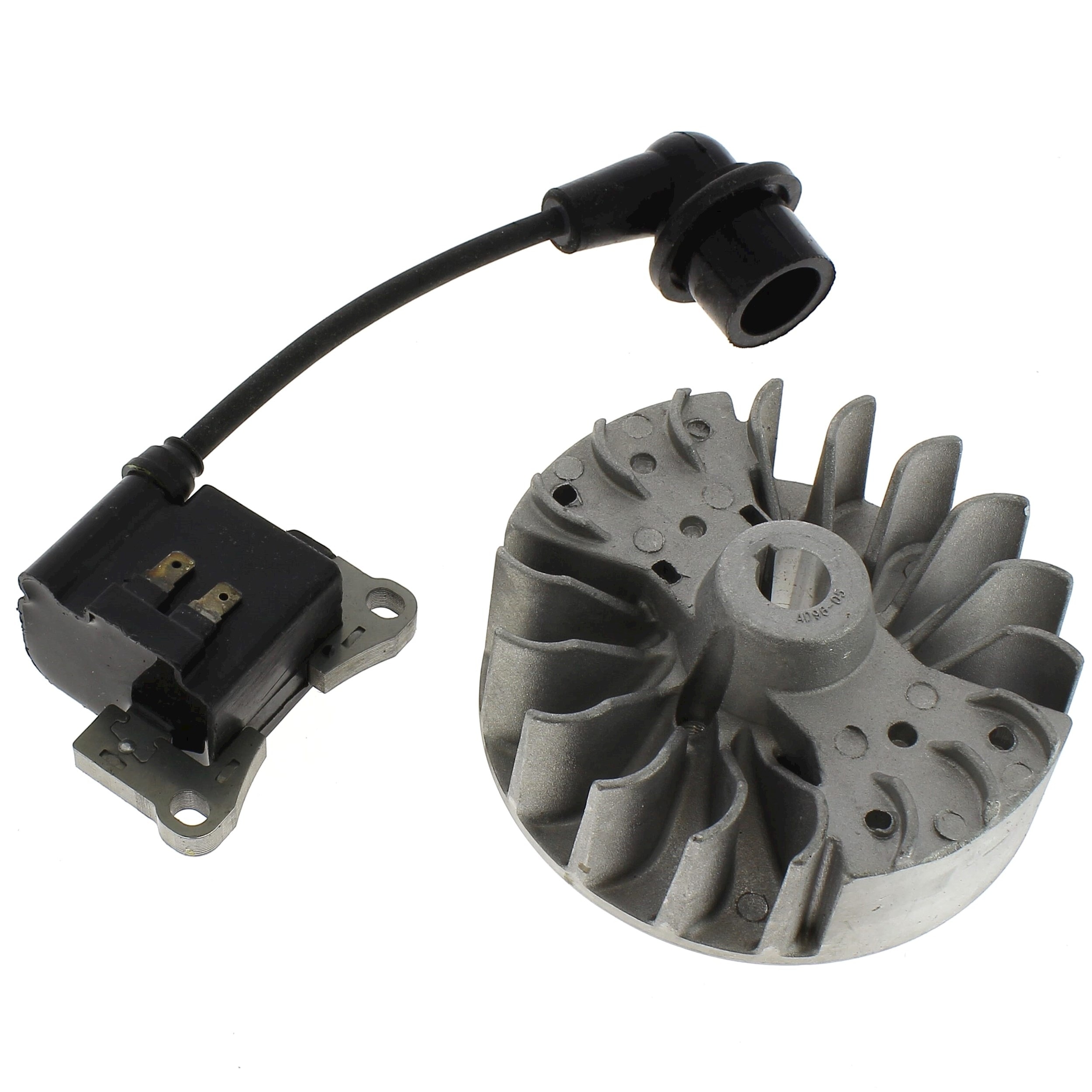 Bobine d'allumage 1e34f-2e-3 + volant pour Souffleur a feuilles Greatland, Debroussailleuse Al ...