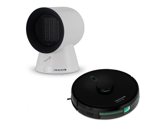 Pack - kenny chauffage céramique + netbot ls23 robot aspirateur IKOHS