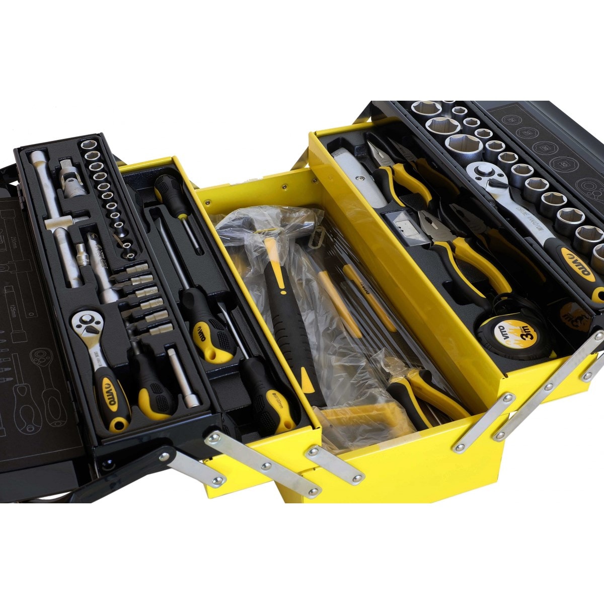 Caisse à outils métallique vito 88 pièces qualité chrome vanadium ...