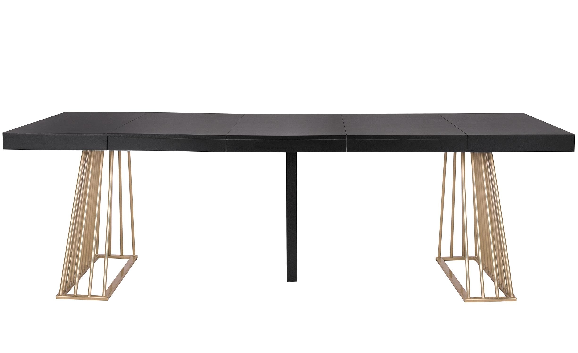 Table extensible solix bois noir MENZZO at8245gblack Pas Cher | UBALDI.com