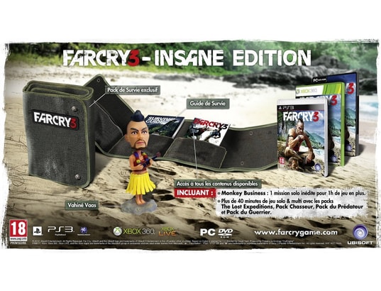 Far Cry 3 Insane Edition Xbox 360 Pas Cher Neuf