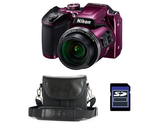 NIKON Bridge Coolpix B500 VIOLET + Etui + Carte SD 4 Go NIKON