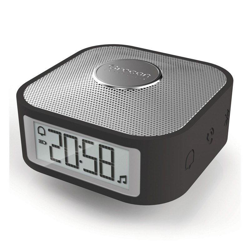OREGON CP100 Noir - Réveil de Voyage Enceinte Bluetooth OREGON SCIENTIFIC