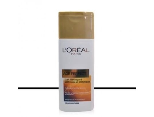 L'oreal paris age perfect lait démaquillant confort yeux et visage ...