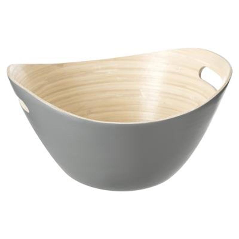 Saladier design en bambou covat 30cm gris FIVE SIMPLY SMART
