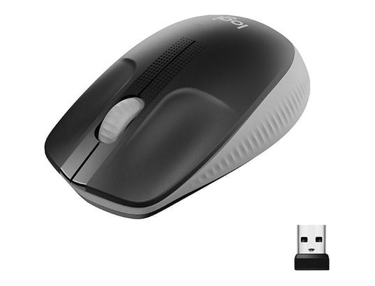 Logitech logi m190 wireless mouse mid grey m190 full-size wireless mouse LOGITECH Pas Cher ...