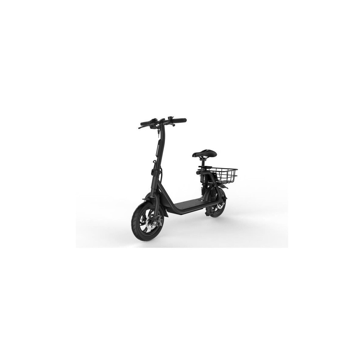 Mp man trottinette electrique avec siege et panier 350w 6ah 36v 12 ...