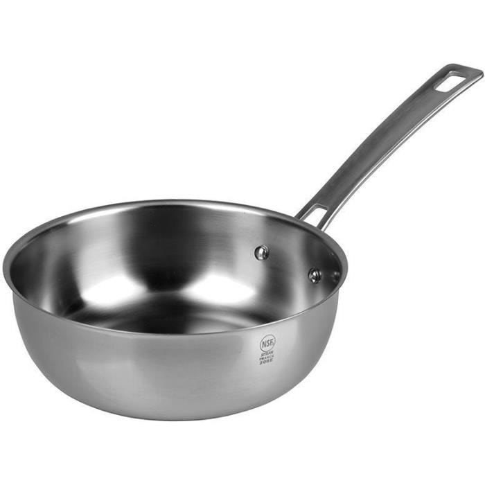 Sitram sauteuse horeca r - 712036 - ø20cm inox - tous feux dont ...