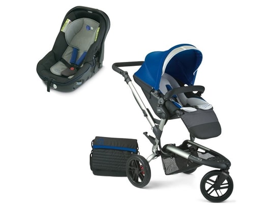 Poussette combiné JANE Trider Matrix Light 2 Blue Ink 5303P58