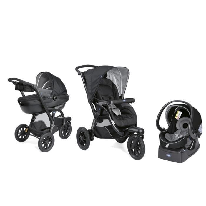 Chicco trio activ3 top jet black CHICCO Pas Cher - UBALDI.com