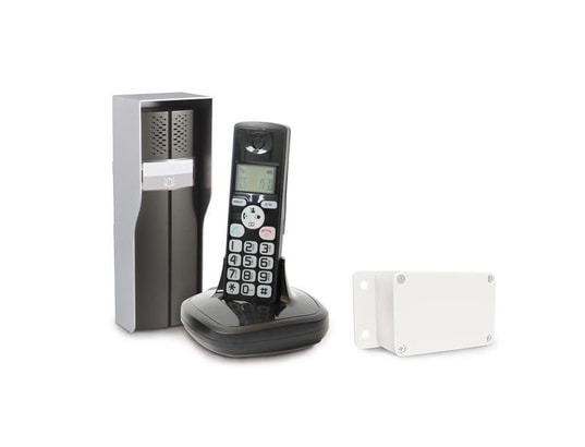 Scs sentinel interphone audio duophone 150 sans fil avec écran lcd dect ...