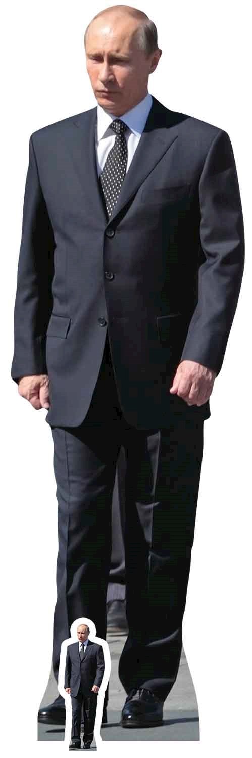 Figurine en carton taille reelle vladimir poutine 173cm STAR CUTOUTS