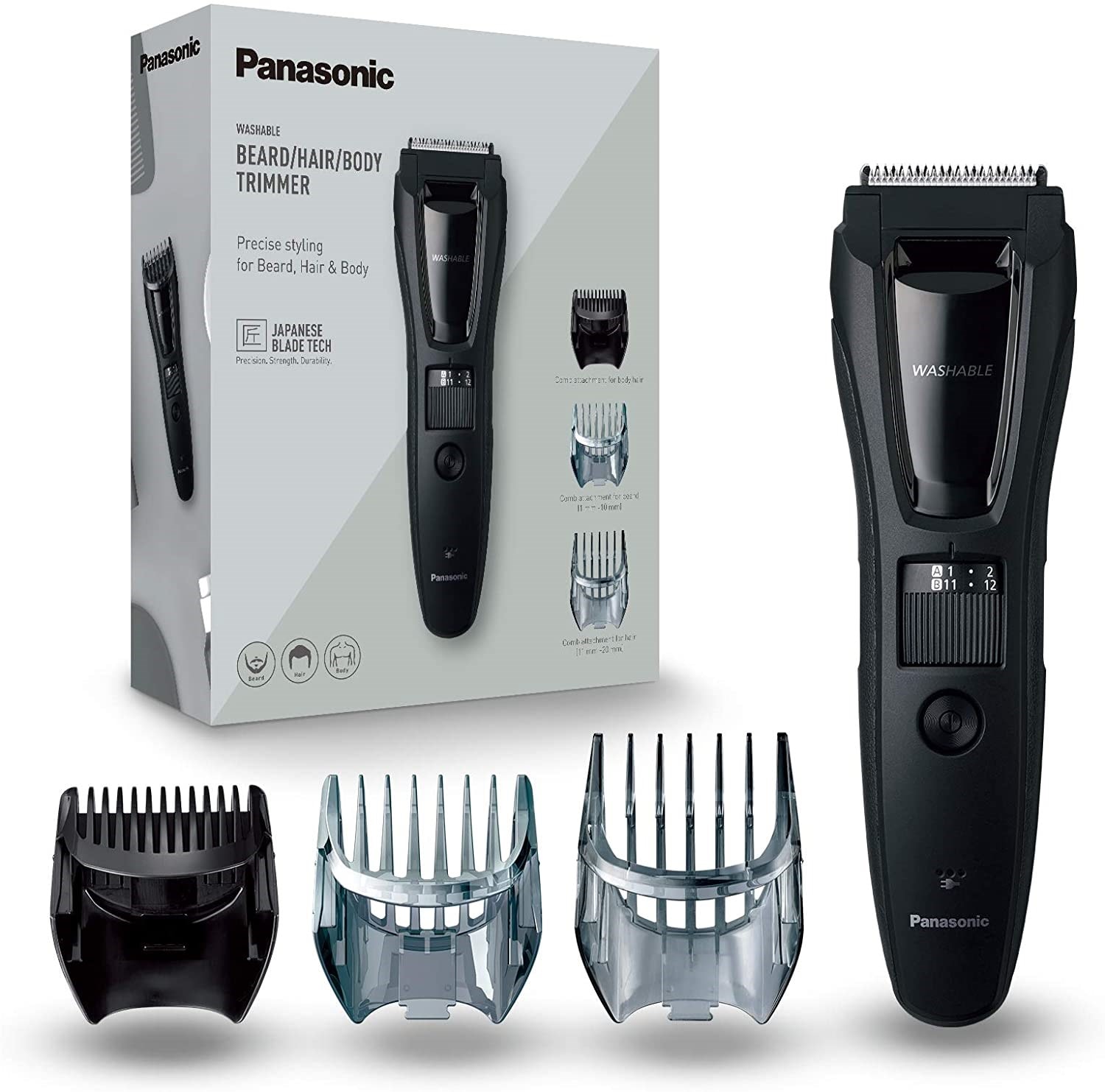 Tondeuse électrique pour homme corps barbe et tête 3 en 1 rechargeable ...