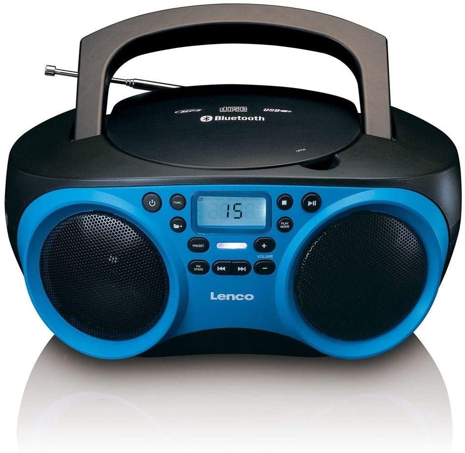 Mini chaine hifi stéréo fm cd usb aux bluetooth noir rouge LENCO