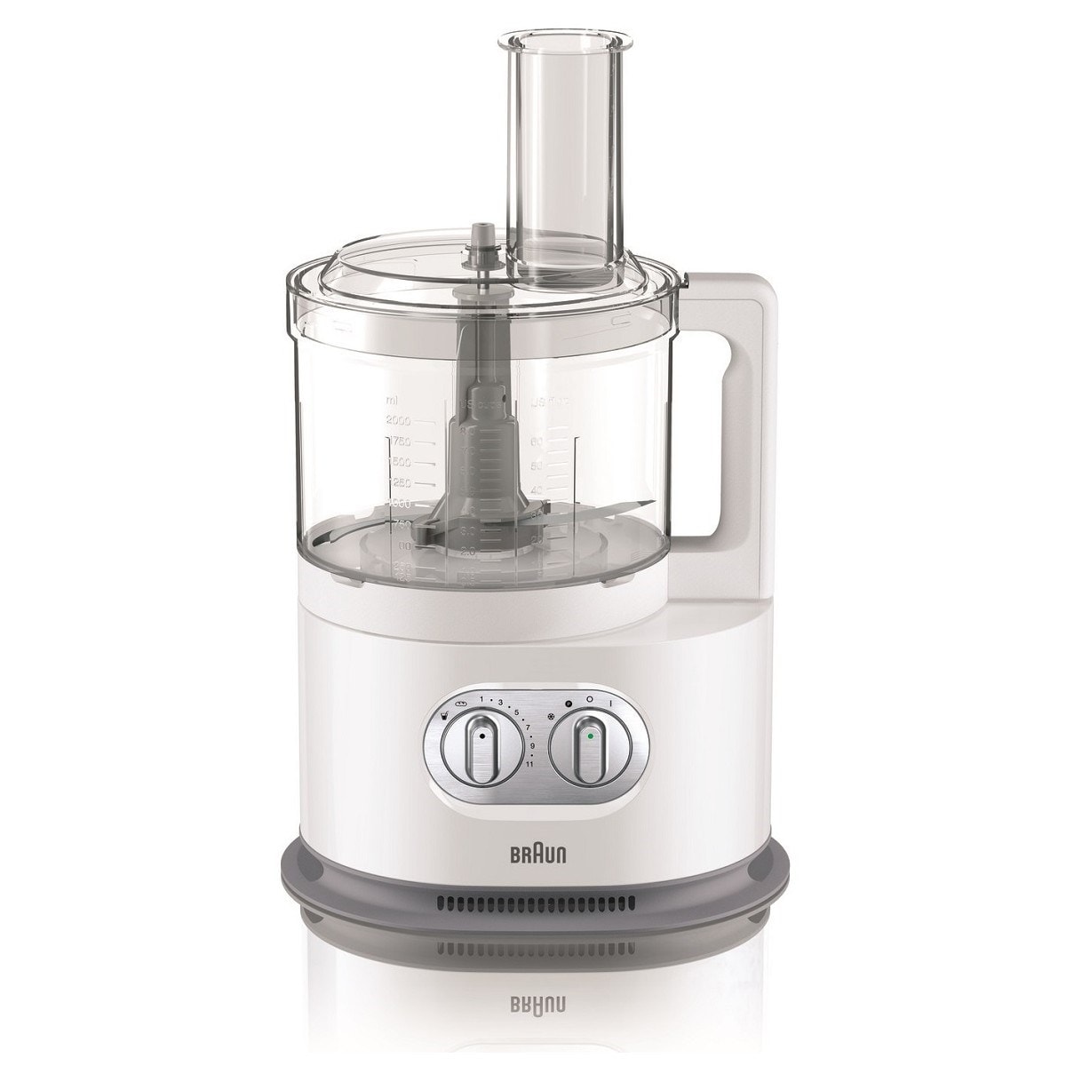 Robot multifonction BRAUN DELONGHI FP 5150 WH - 1000W BRAUN