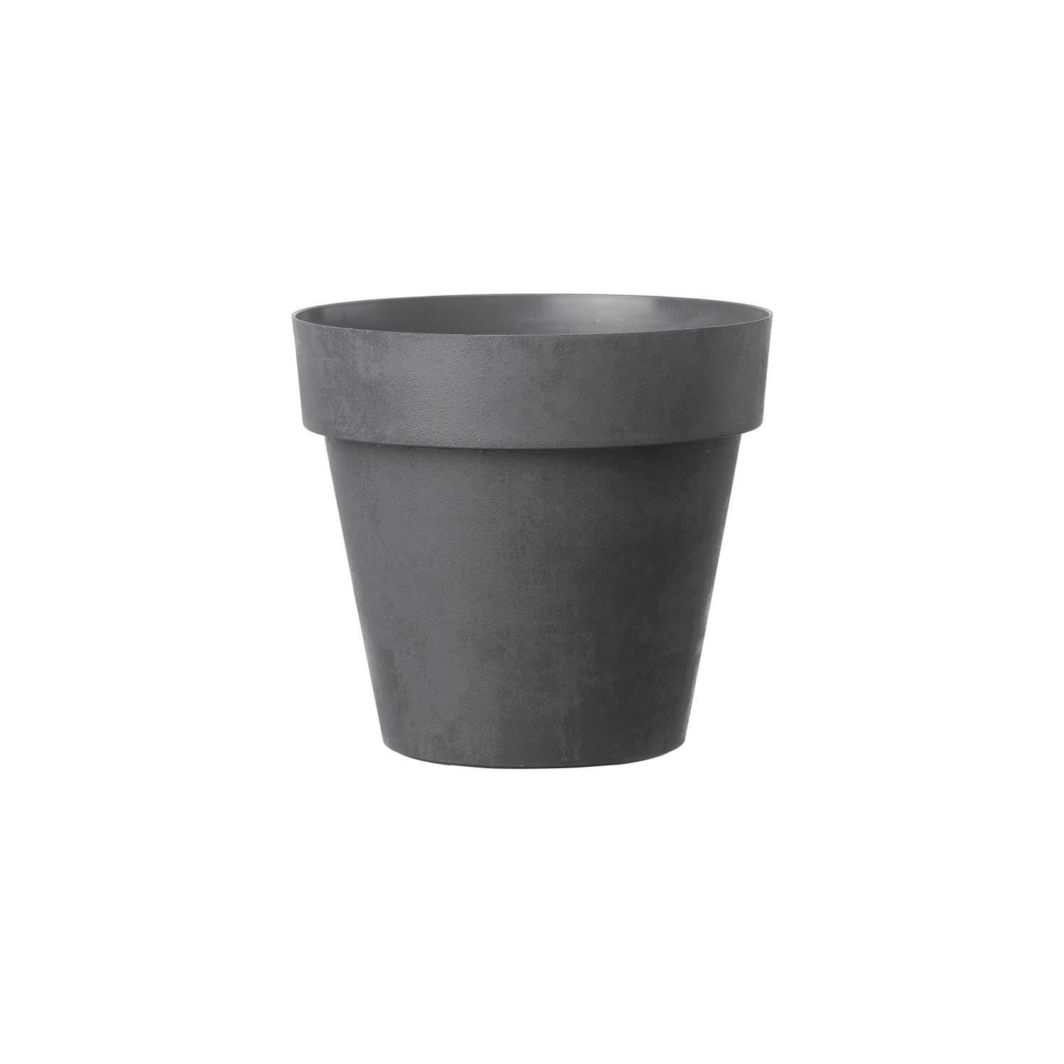 Deroma pot de fleurs rond like anthracite - 30 cm DEROMA