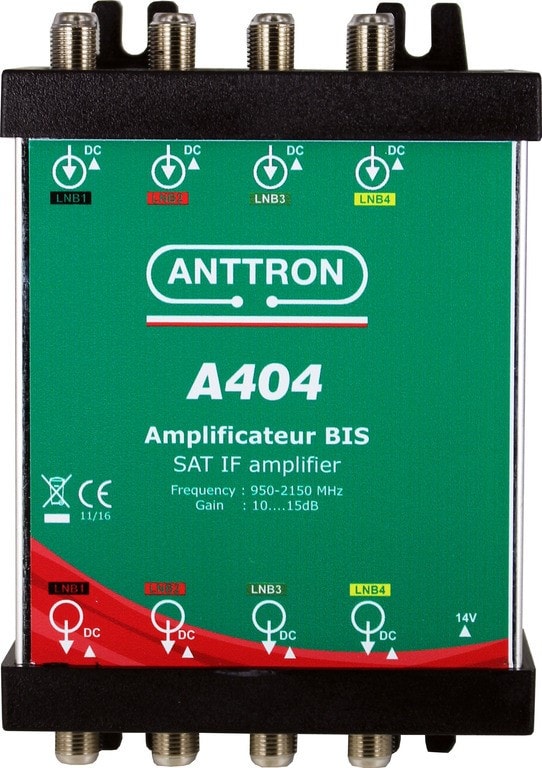 Anttron a404 ampli sat/4e-4s 10-15db pente ANTTRON
