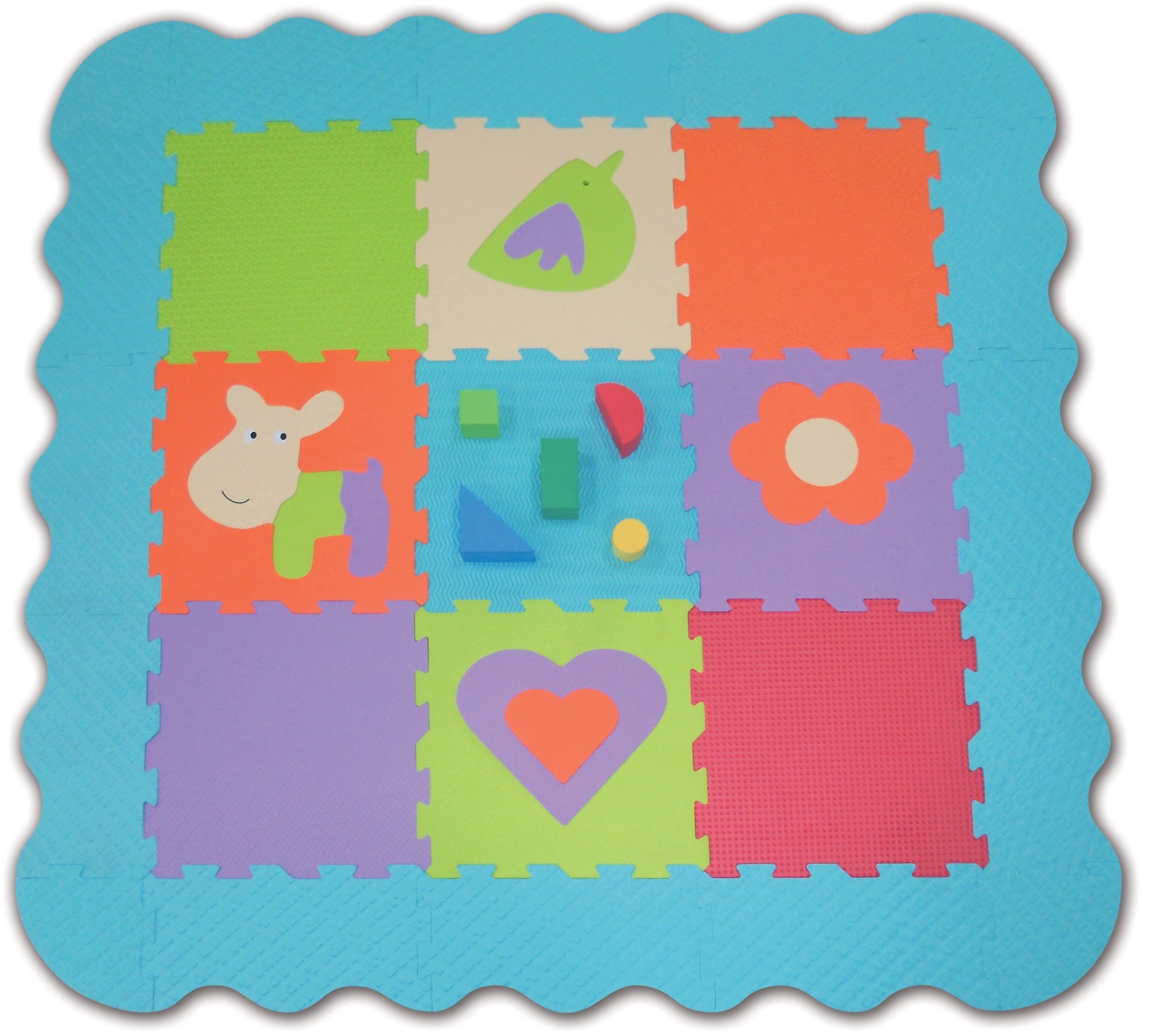 Tapis de jeu LUDI Tapis éducatif en mousse 1001 Pas Cher - UBALDI.com